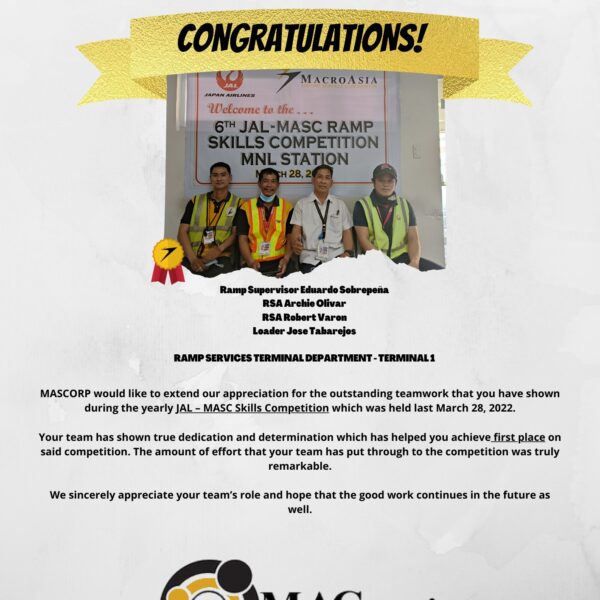 MASCORP-Commendation 2022 – MASCORP
